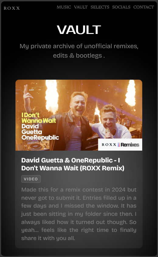 Just dropped a remix of @davidguetta & @onerepublic - I Don’t Wanna ...