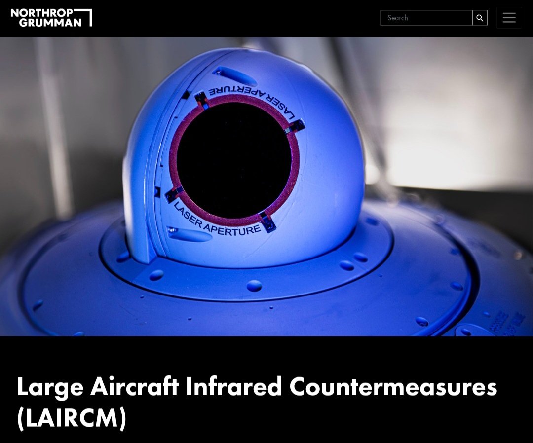 Iranian forces reportedly recovered a U.S.-made AN/AAQ-24 LAIRCM system ...