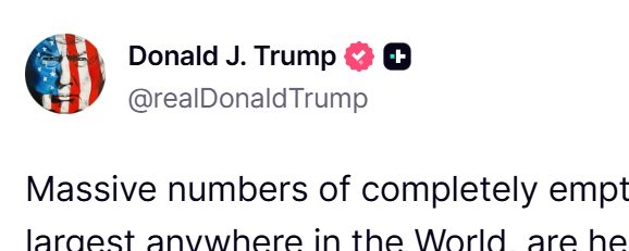 Commentary Donald J. Trump Posts From Truth Social (@TrumpDailyPosts ...