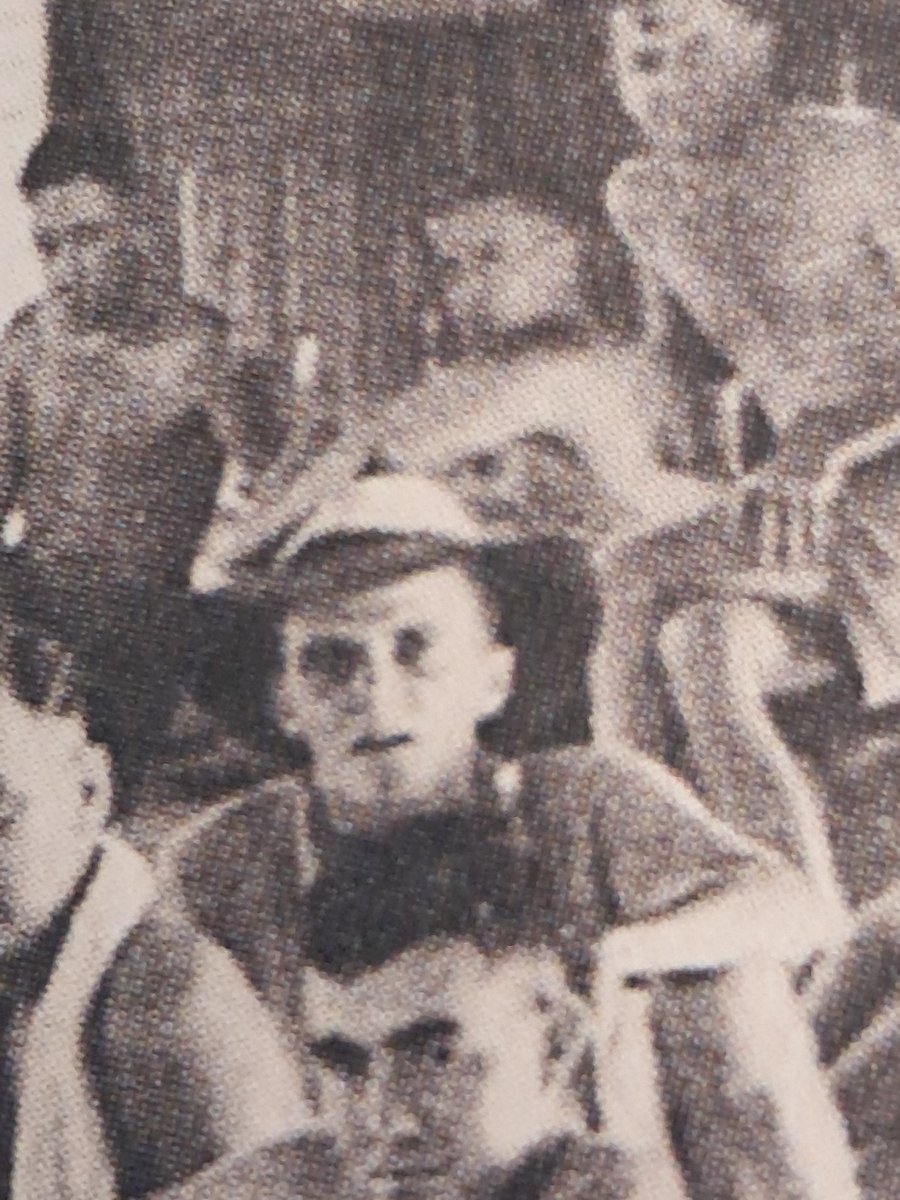 The man in the hat is my father. Photo taken just after WW2 ended ...