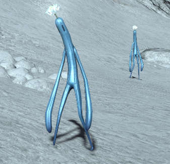 The Lunatender is an ambulatory being that lives on the moon. It looks ...