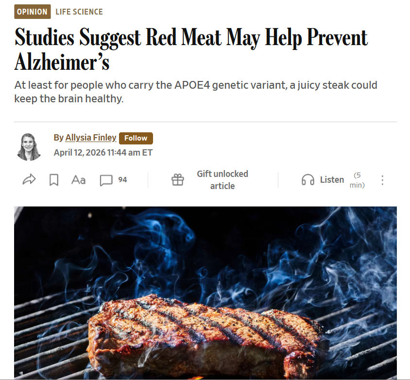 Ik ben geen arts, maar ik weet dat mijn vader overleed aan Alzheimer's ...