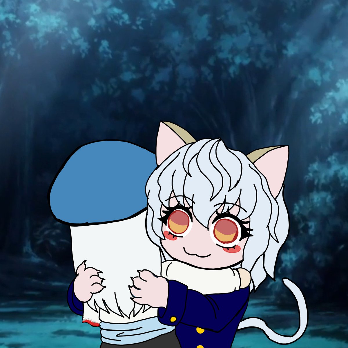 Sorry about your arm Kite #hxh #neferpitou #fanartㅤㅤㅤㅤ https://t.co ...