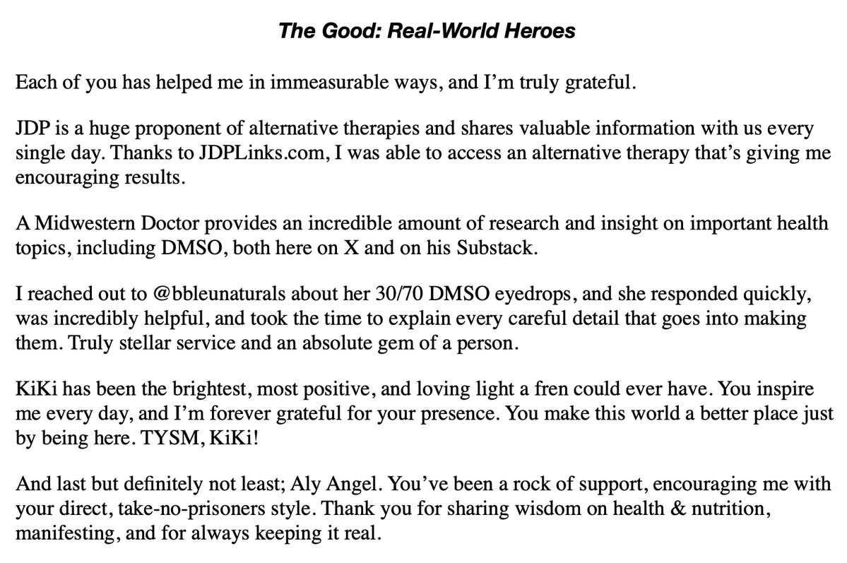 Huge shout-out to real-world heroes: JDP (@JohnDParody), A Midwestern ...