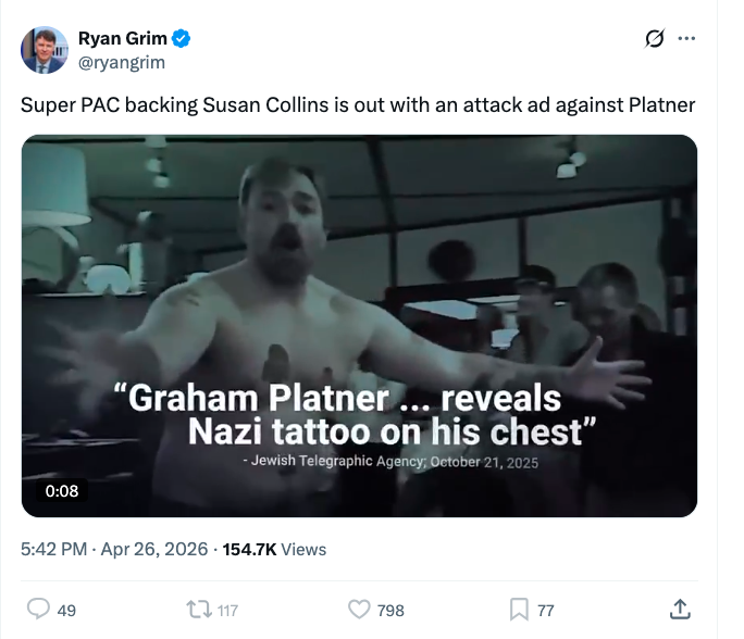 Here's the problem with nominating guys like this. The attack ad ...
