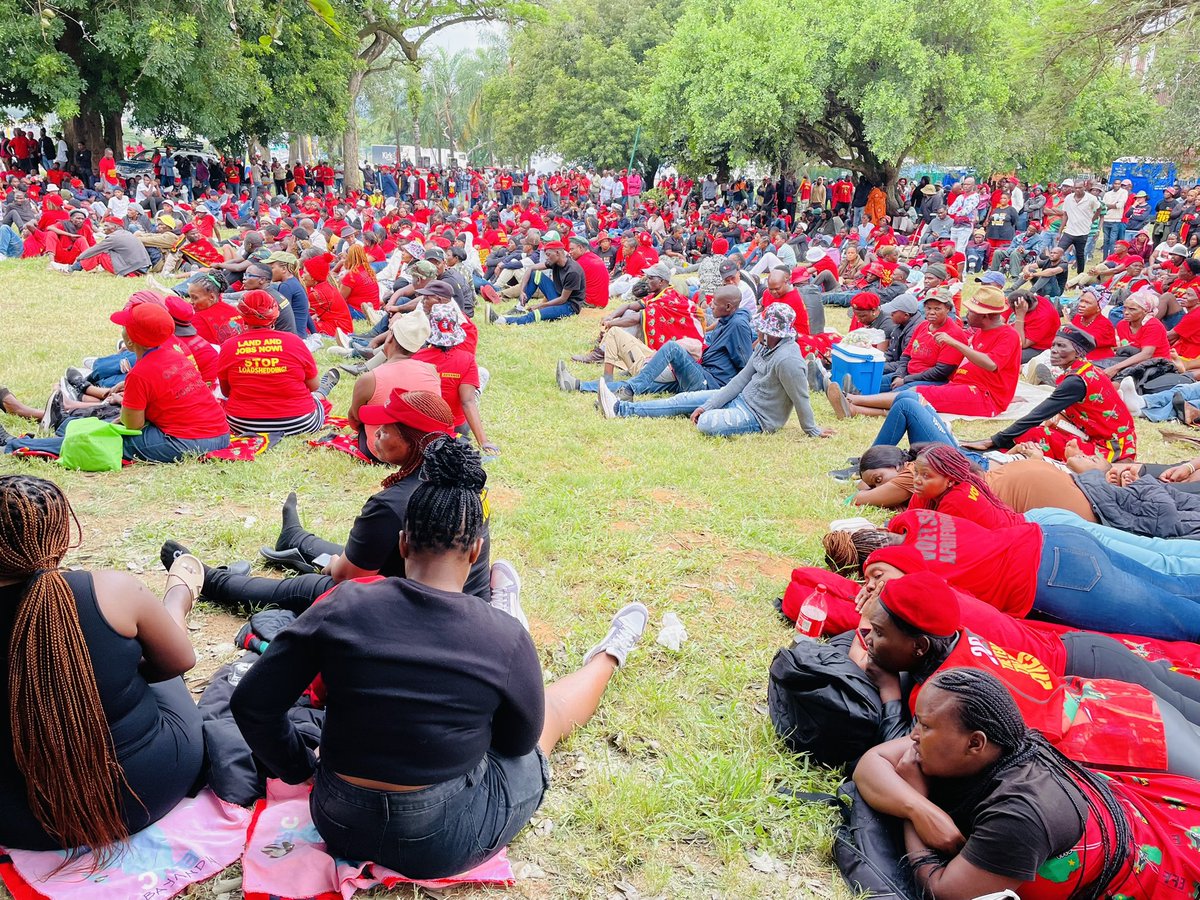 ♦️Happening Now♦️ EFF Ground Forces Outside Mpumalanga High Court ...