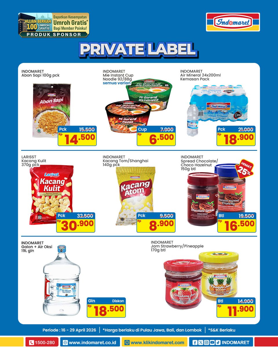 Cek sekarang dan dapatkan hematnya SUPER HEMAT Private Label selama ...