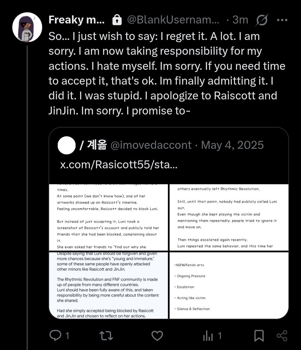 Shithead who's not a good human. (@942Luni) / Posts / X
