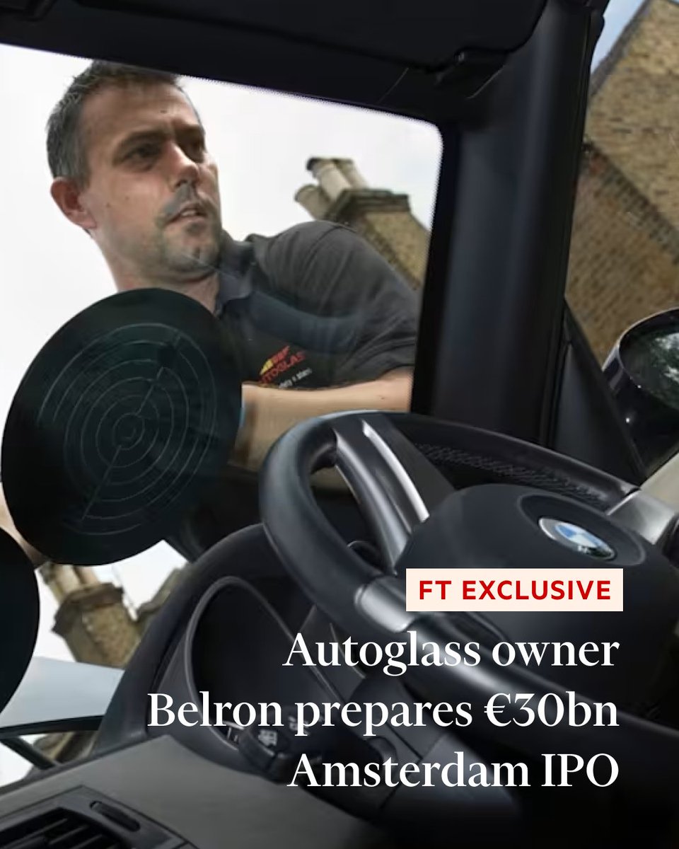 FT Exclusive: Car glass repair group Belron is targeting an initial ...