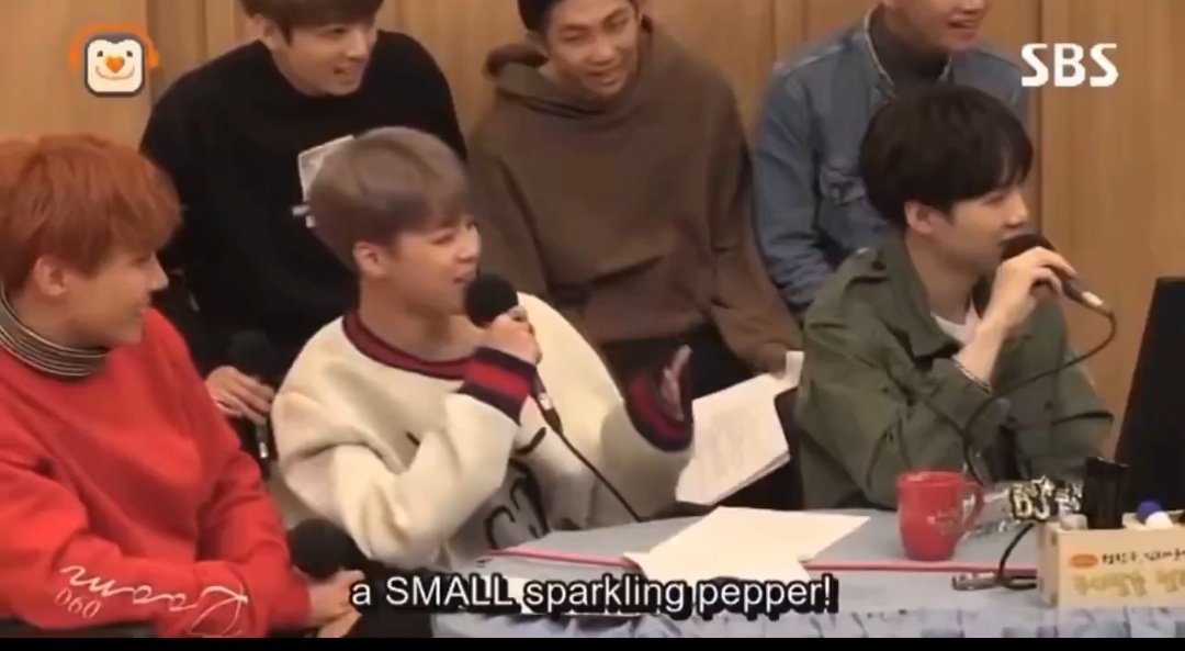 Talk about jimid Tae's bigger than jimid fingers that his small pepper ...