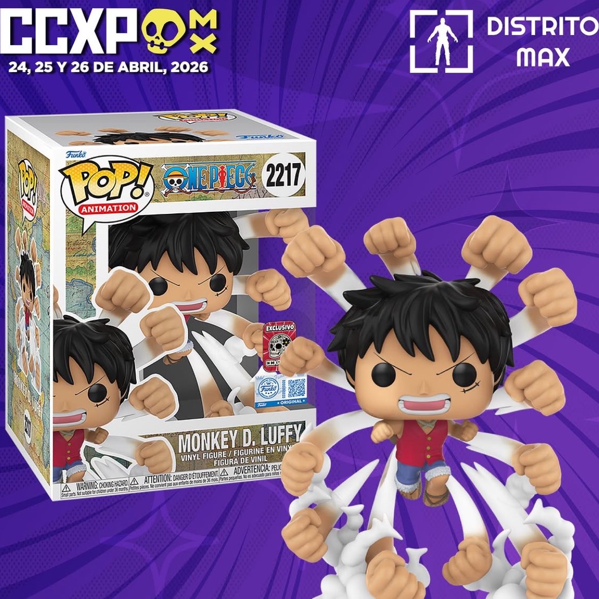 Two more exclusive additions have been announced for CCXP! With Luffy ...