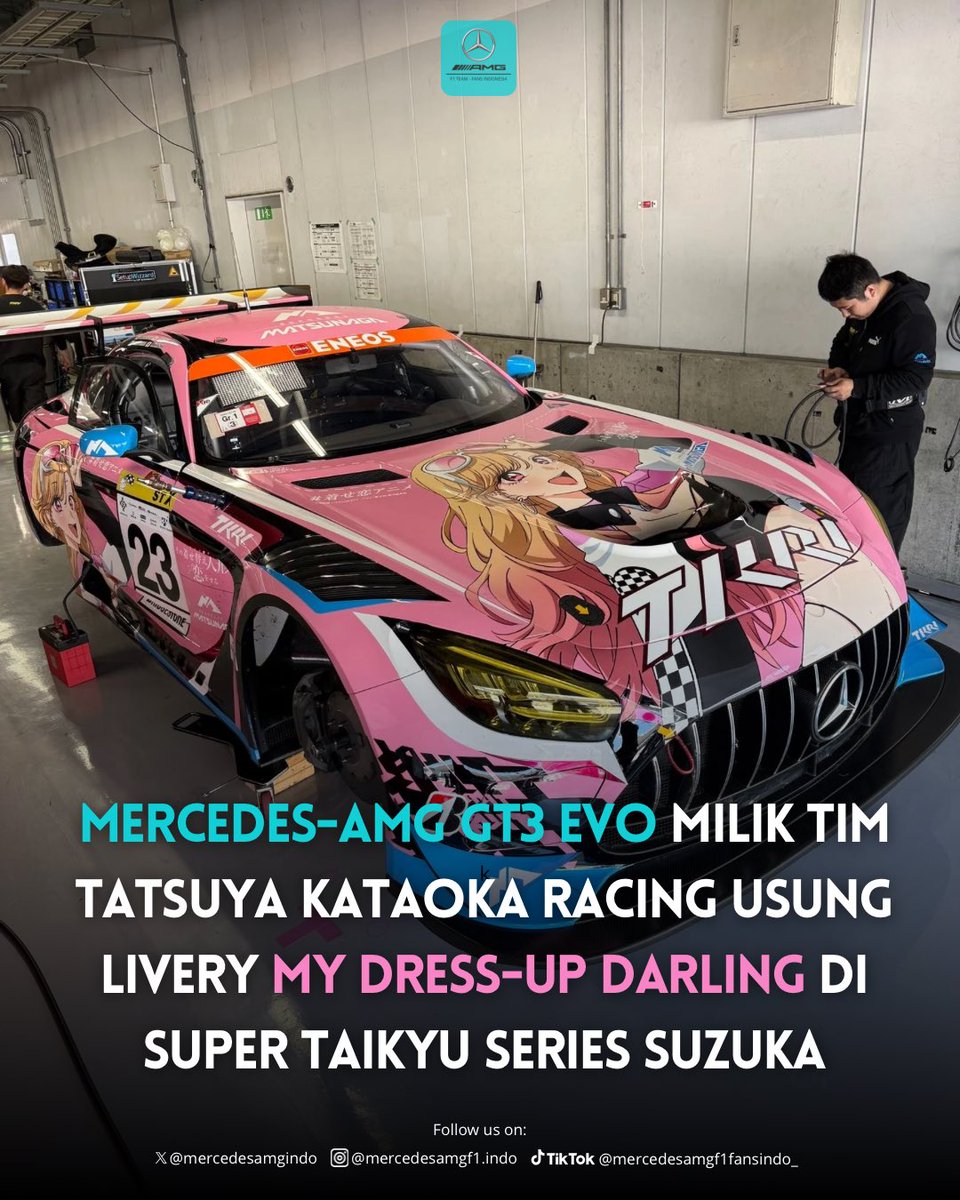 🚨TEAM UPDATE #MercedesAMG Mercedes-AMG GT3 Evo milik Tatsuya Kataoka ...