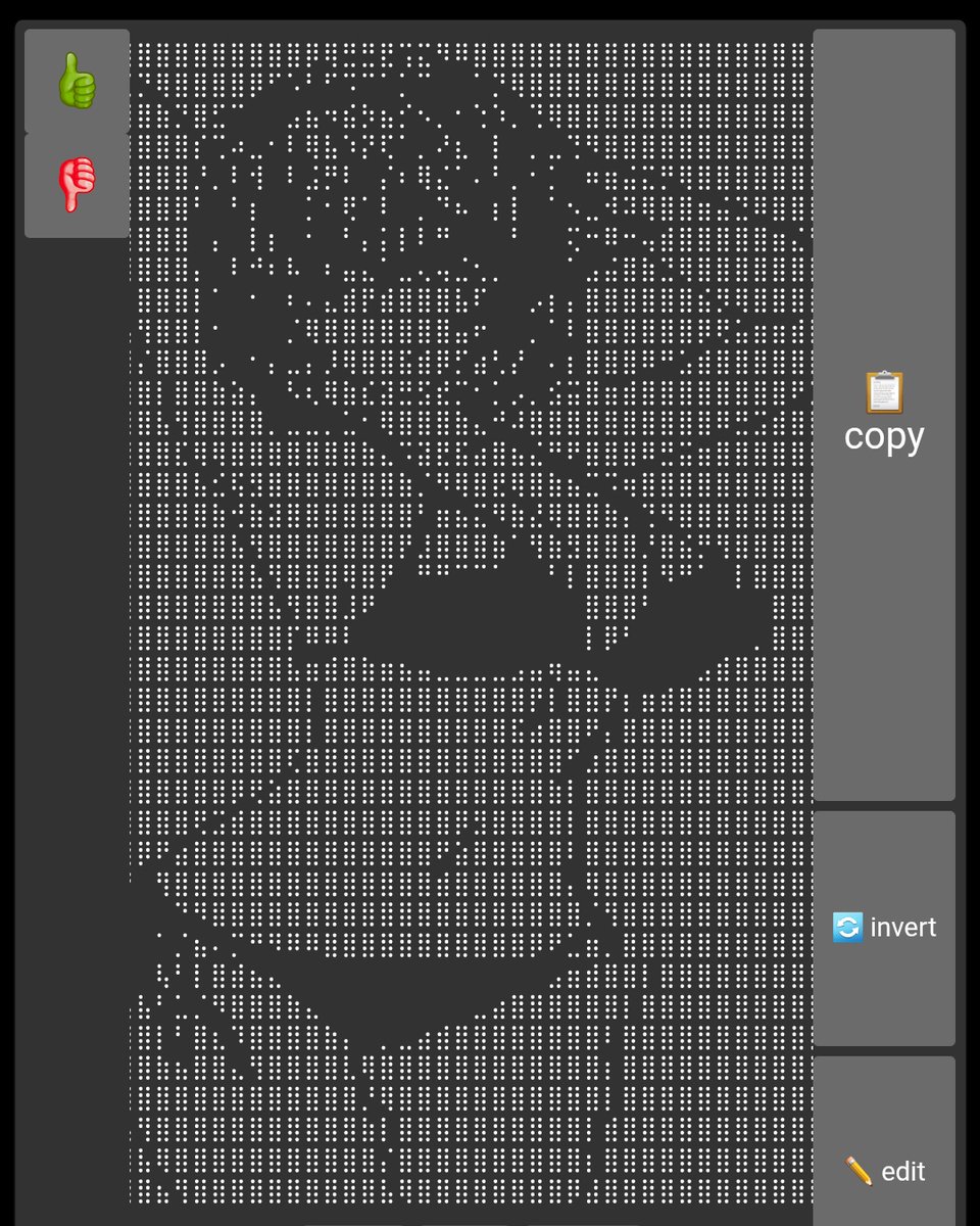 one time I was looking for ascii art on the school computer and for ...