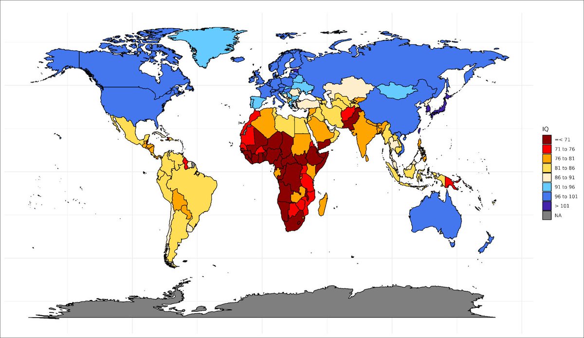 We'll see how gene editing advances play out, but the global average IQ ...