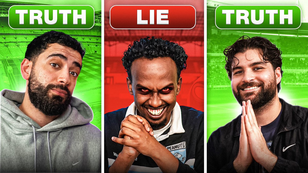 THE FUNNIEST 2 TRUTHS 1 LIE!!! (FOOTBALL EDITION) OUT AT 6PM 🚨