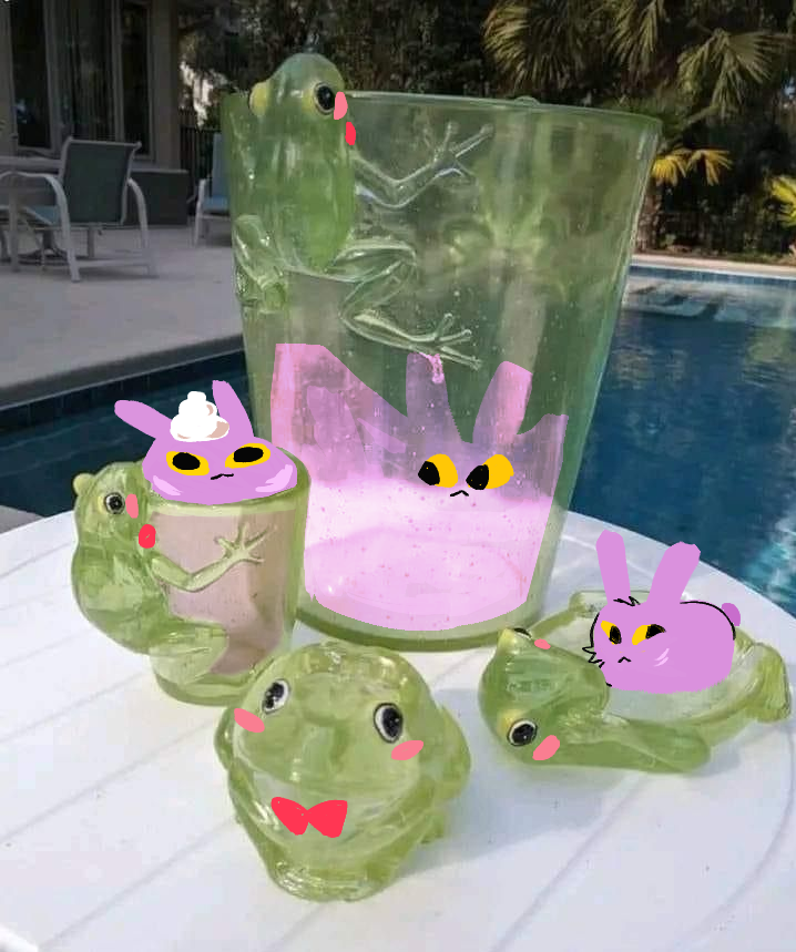 frog juice #ribbitrabbit this was stupid Im suppose to be drawing real ...