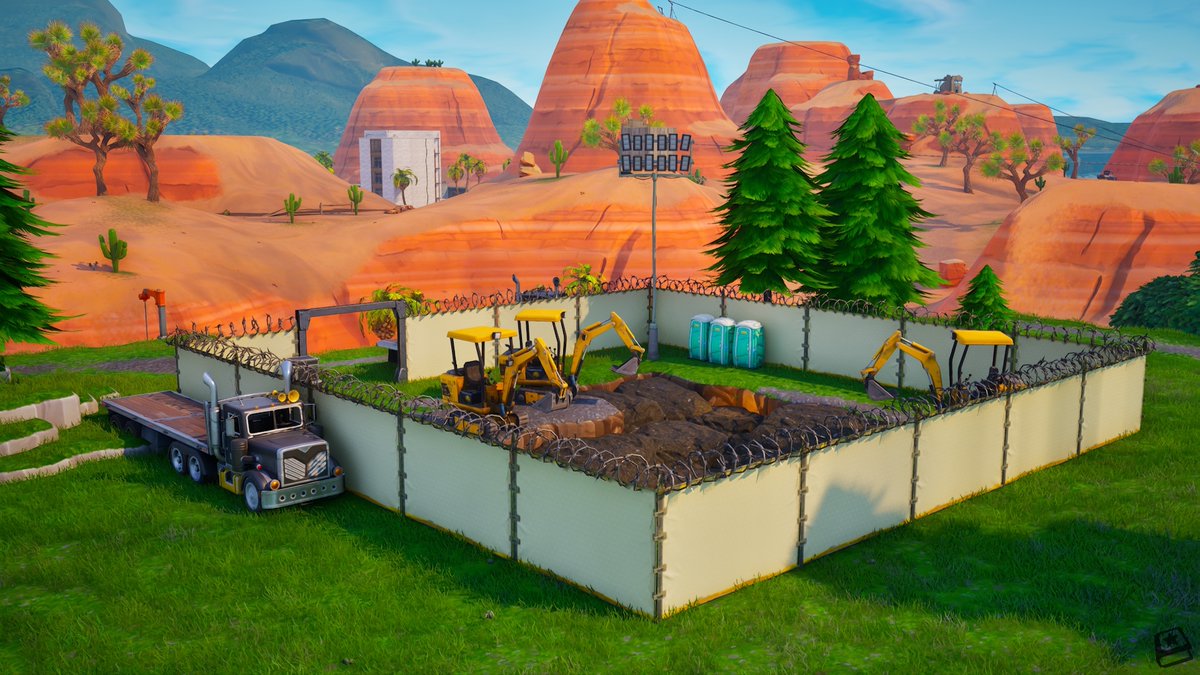 #Fortnite OG Digsite update! Digsite A is now unlocked North East of ...