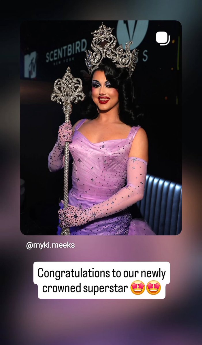 Mandy Mango makes a post congratulating Myki Meeks on her Season 18 win ...