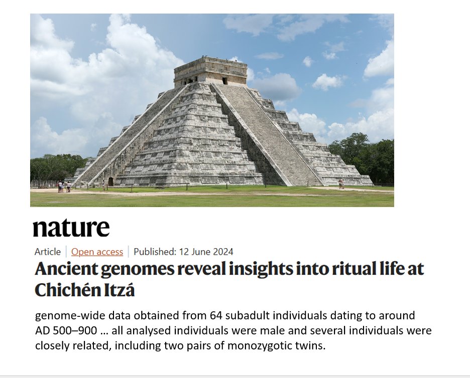 The Mayan step-pyramid in Yucatan involved child sacrifice. New genetic ...