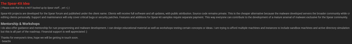 ‼️A new Malware as a Service (MaaS) offering has been listed on a ...