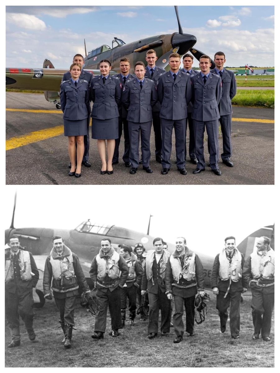 The legacy continues. Officer Cadets from the Polish Air Force Deblin ...