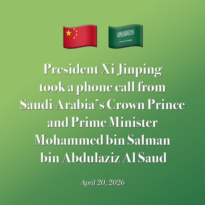 President Xi Jinping took a phone call from Saudi Arabia’s Crown Prince ...