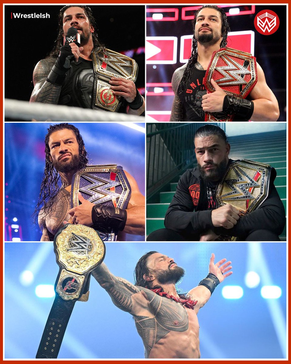 Roman Reigns has held has held almost every world title design since ...