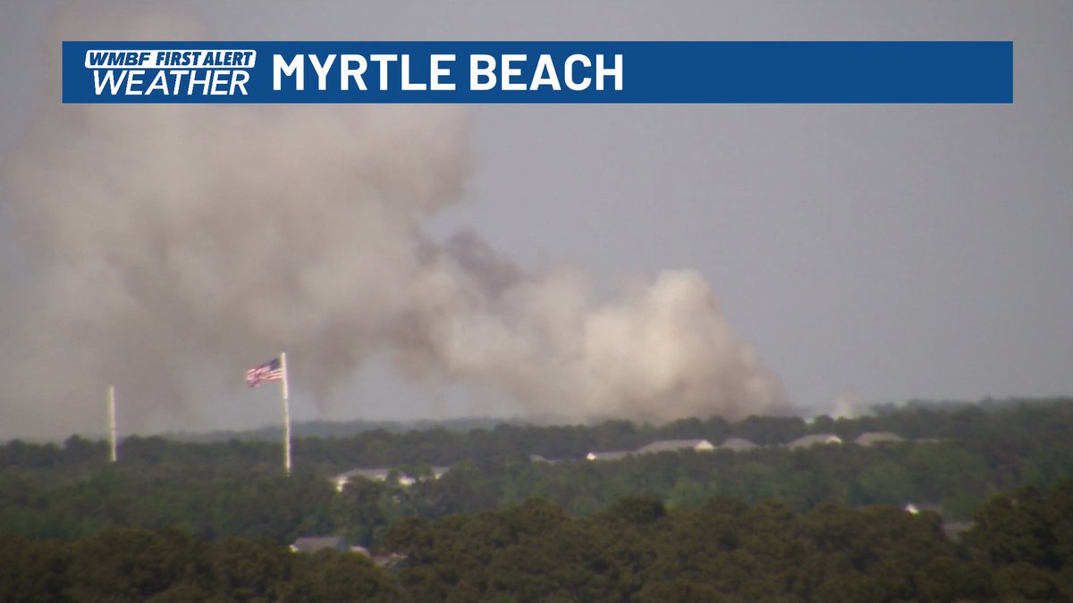 A 7-ACRE wildfire in the Carolina Forest area near North Shore Drive ...