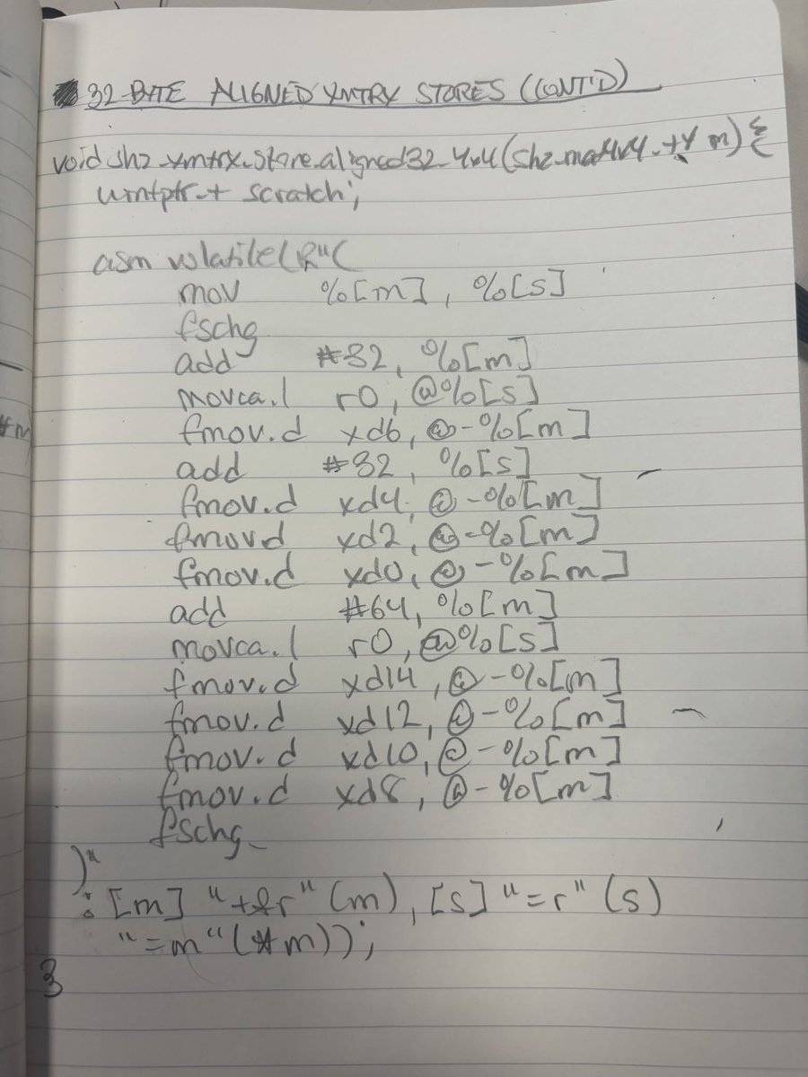 Working on a series of new routines specialized for writing the ...