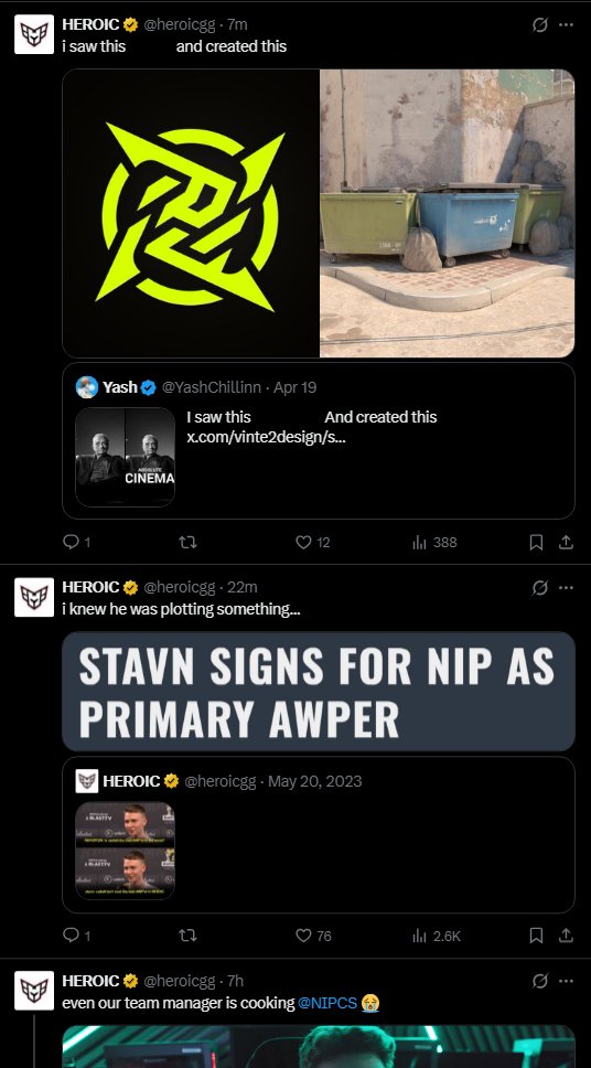 Living in HEROIC admin’s head rent free 😭🥀