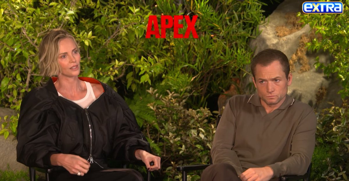 why does taron egerton looks so small next to charlize theron? i can’t 😭