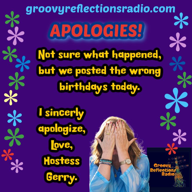 Hello Groovy People. We made a BOO BOO today, 4/21, and posted ...