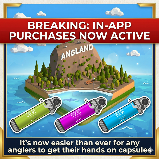 [IAP is now LIVE in #Angalnd!📱🎣] We are thrilled to announce that In ...