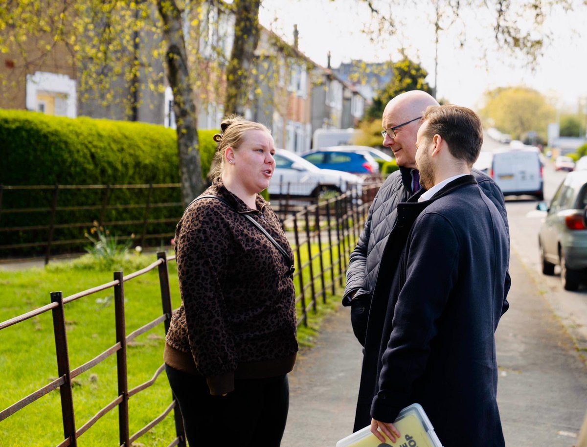 Campaigning with some of our brilliant Edinburgh candidates ...