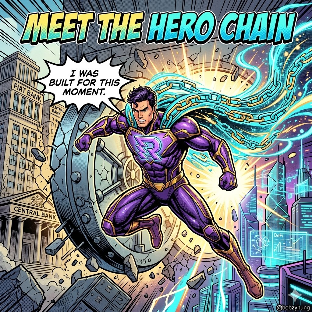 MEET THE HERO CHAIN Real Finance Blockchain is the first fully ...