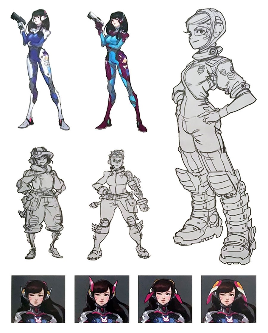 @OverwatchNaeri Those are Dva's OW2 redesign ideas. These are the ...