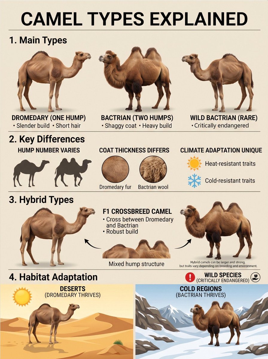 Adaptation Of Camel In Cold Desert