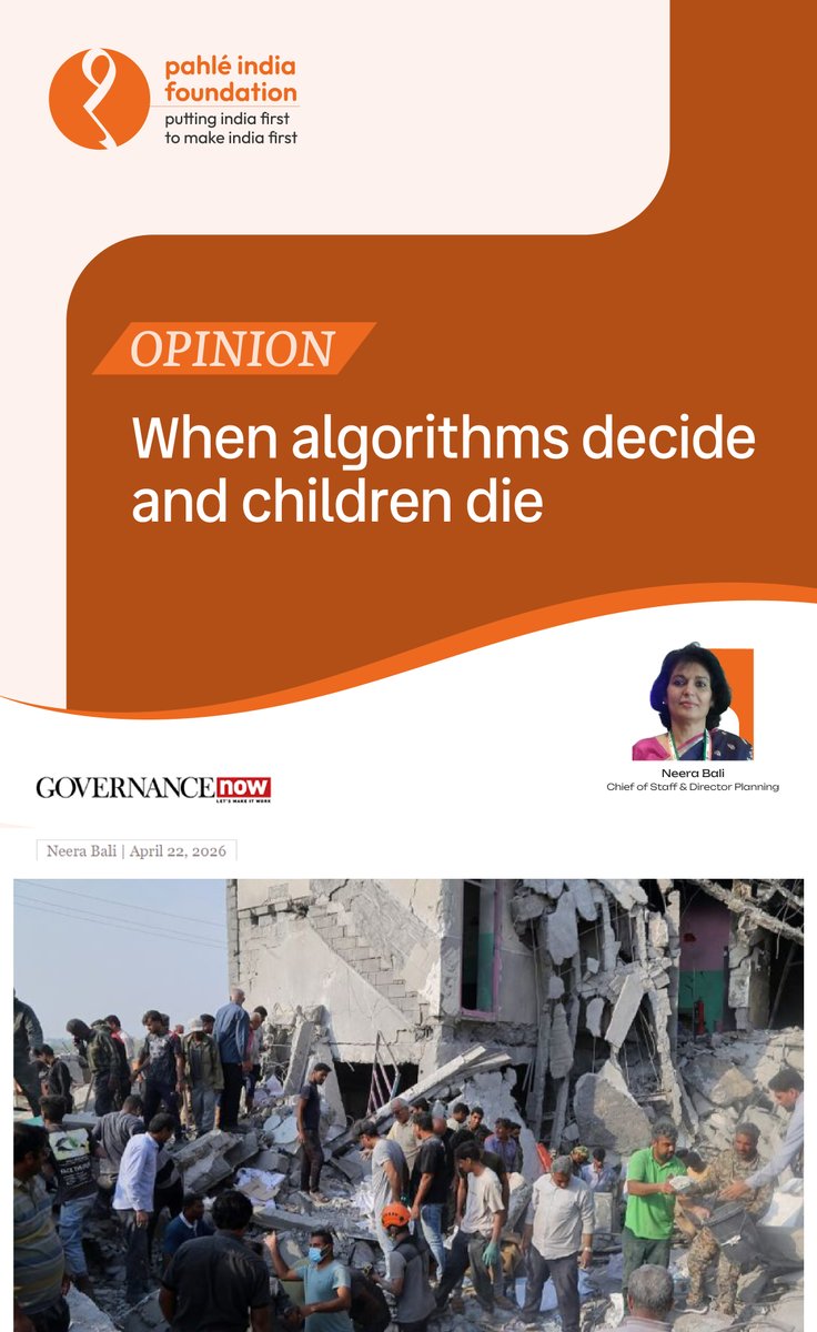 In her latest column for @governancenow, @PahleIndia Chief of Staff and ...