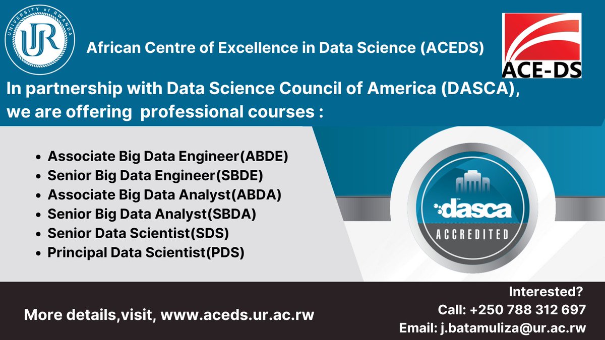 African Center of Excellence in Data Science (@UR_aceds) / Posts / X
