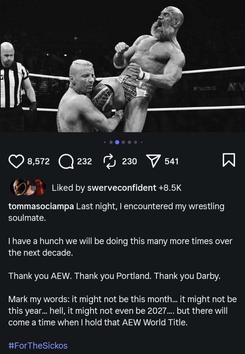 Tommaso Ciampa says he found his wrestling soulmate in Darby Allin 🔥 “I ...