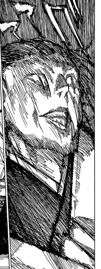 i adore how gege draws shock/fast paced action, especially in this fight
