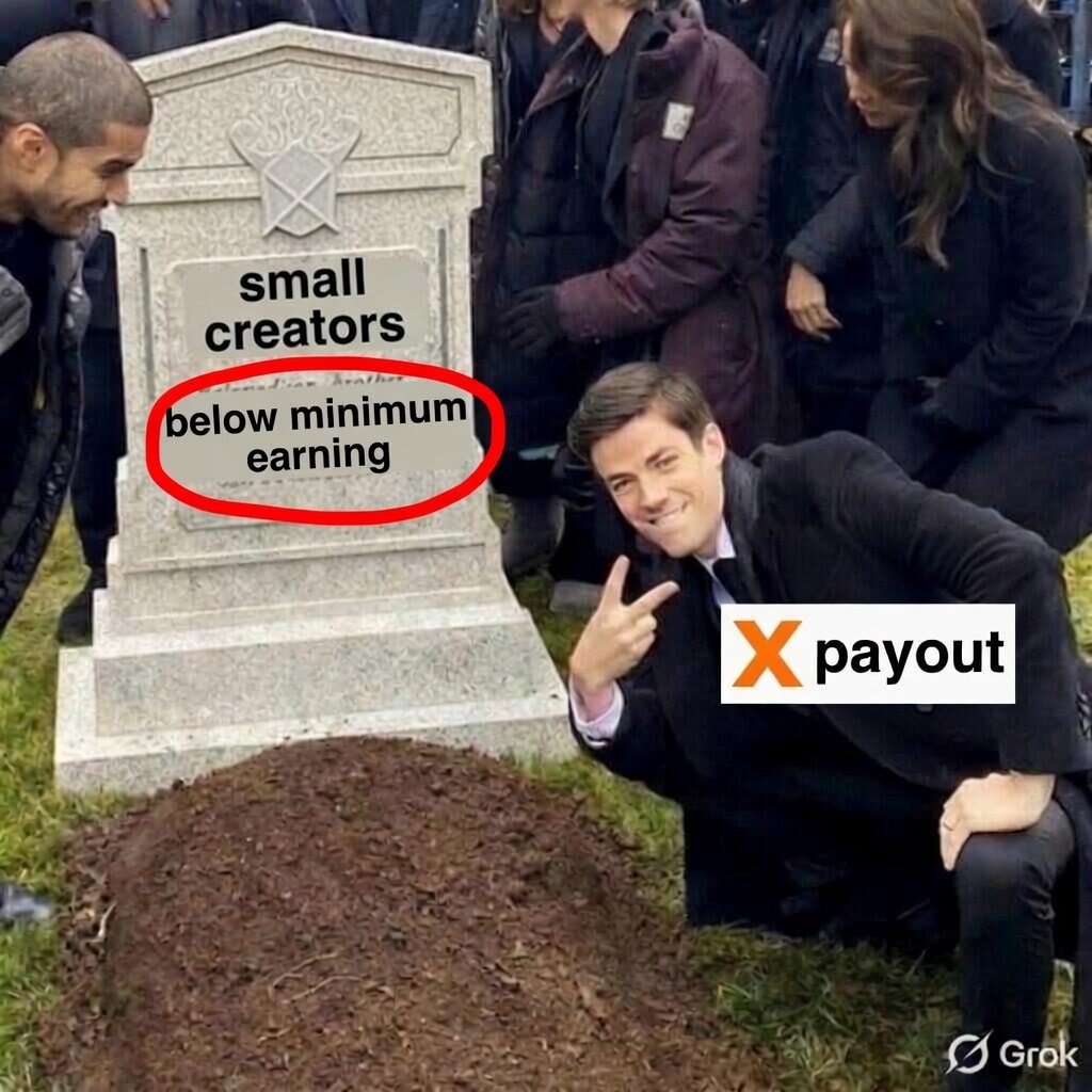 RIP Small Creators If your payout was extremely low (e.g., below the ...