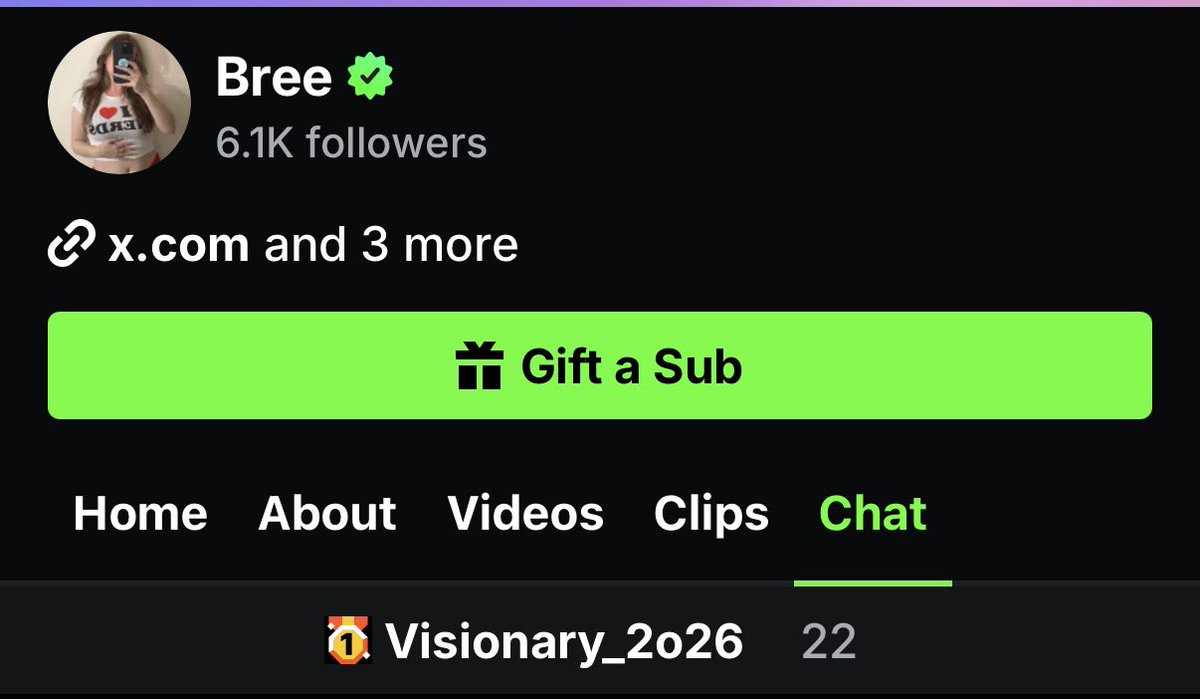 Shout-out to @Visionary2222 for gifting subs offline. But more ...