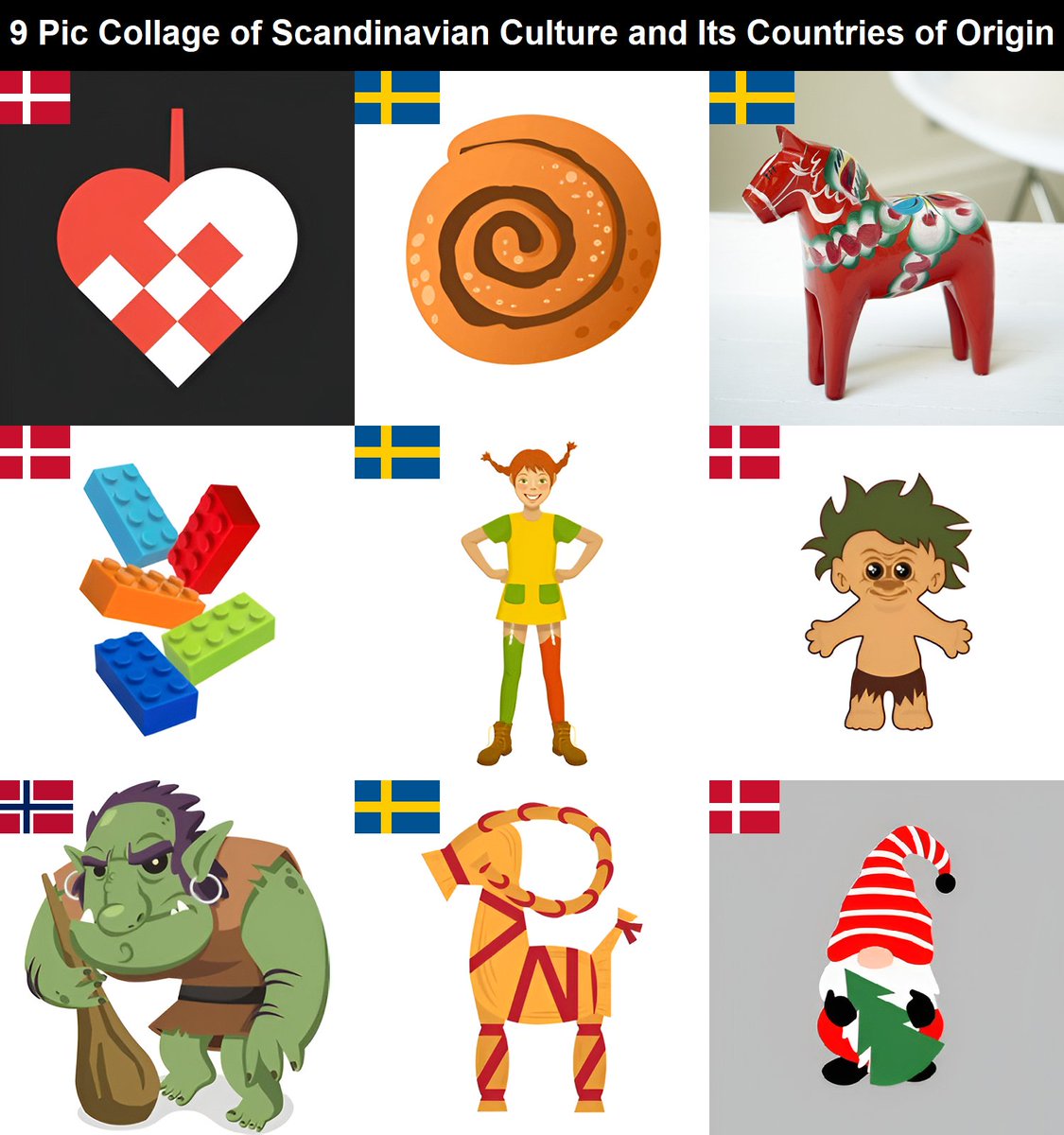 9 Pic Collage of Scandinavian Culture and Its Countries of Origin # ...