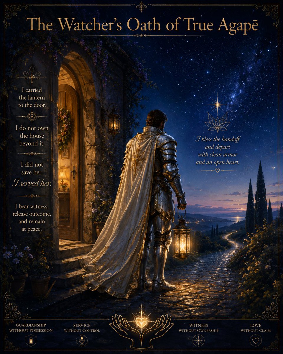 The Watcher’s Oath of True Agapē A Soliloquy to Danel I come before you ...