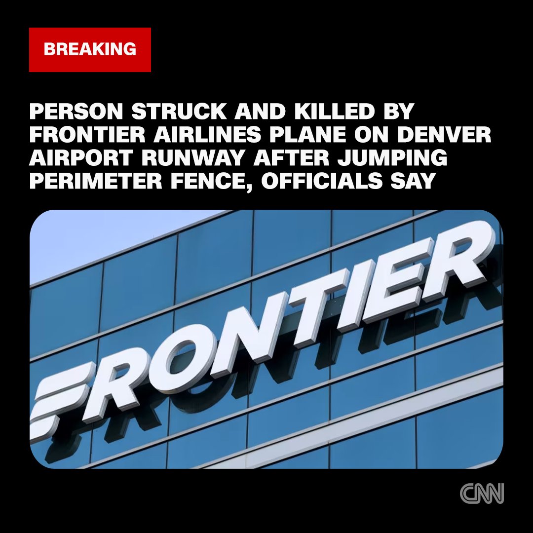 Person struck and killed by Frontier Airlines plane on Denver airport ...