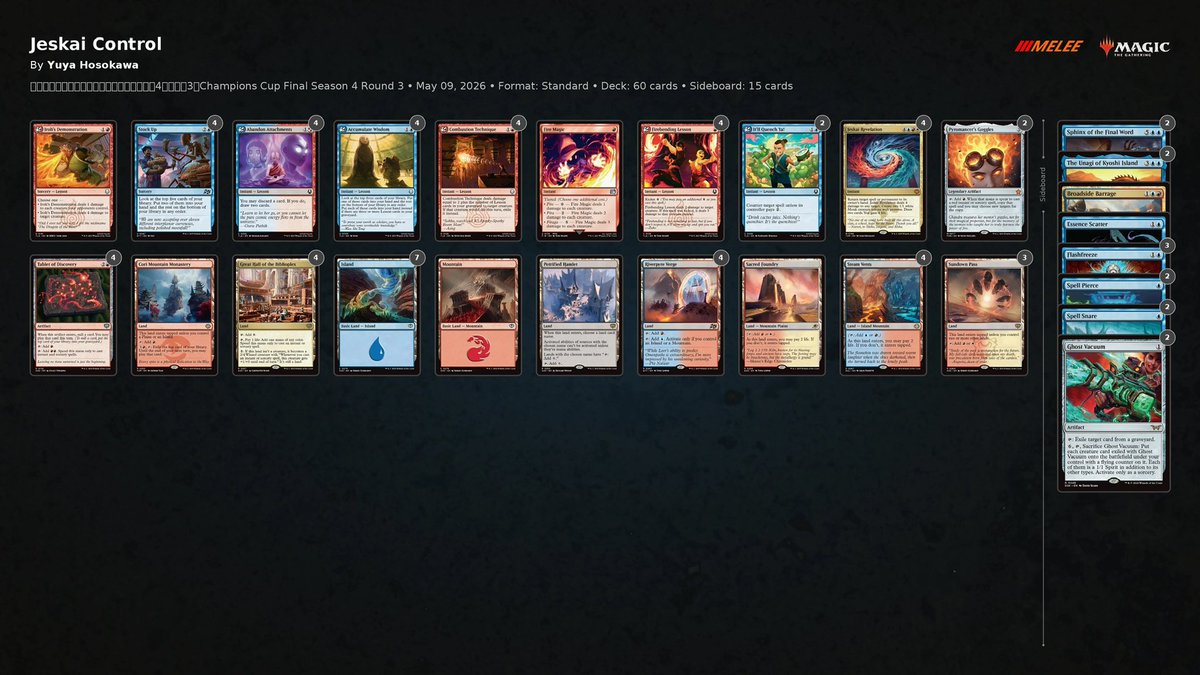 Yuya Hosokawa (@yuyan_mtg) / Posts / X