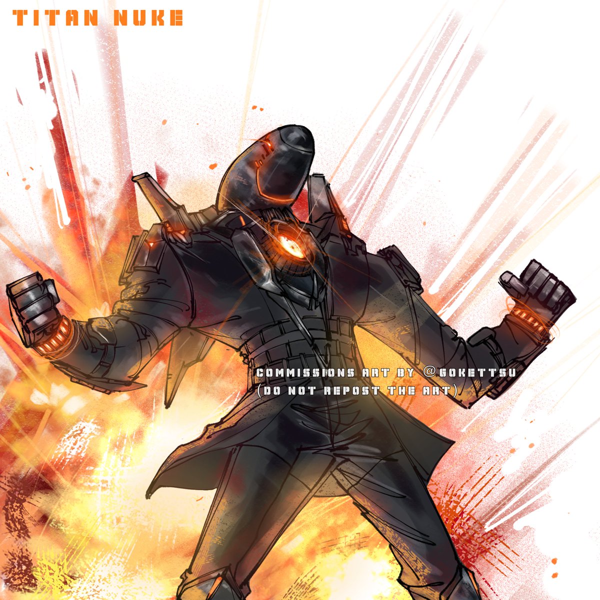 Titan nuke teaser 💣💣 Commissions art by @GoketTsu 🥝 #SKIBIDITOILET # ...