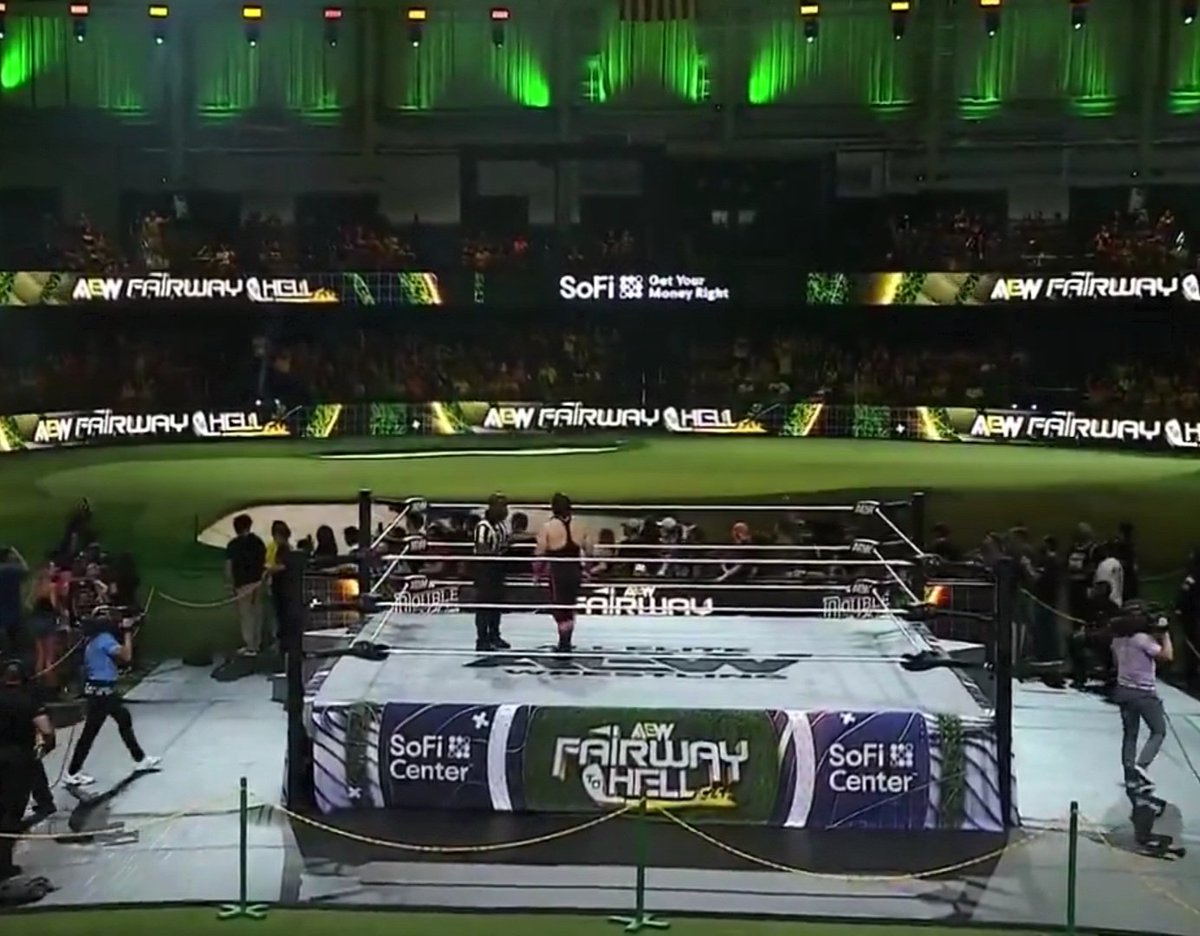 I was able to catch a little bit of AEW Collision: Fairway to Hell, and ...