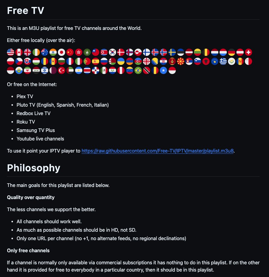 Someone just compiled free live TV channels from 60+ countries into a ...